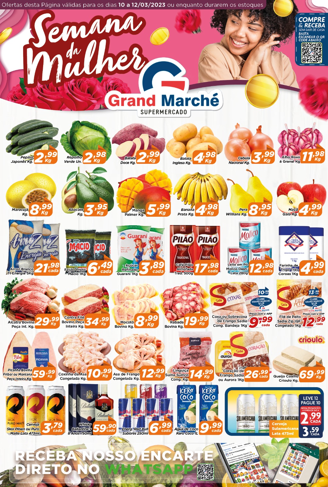 O fim de semana vai ser cheio de ofertas! Veja o encarte do Grand Marché